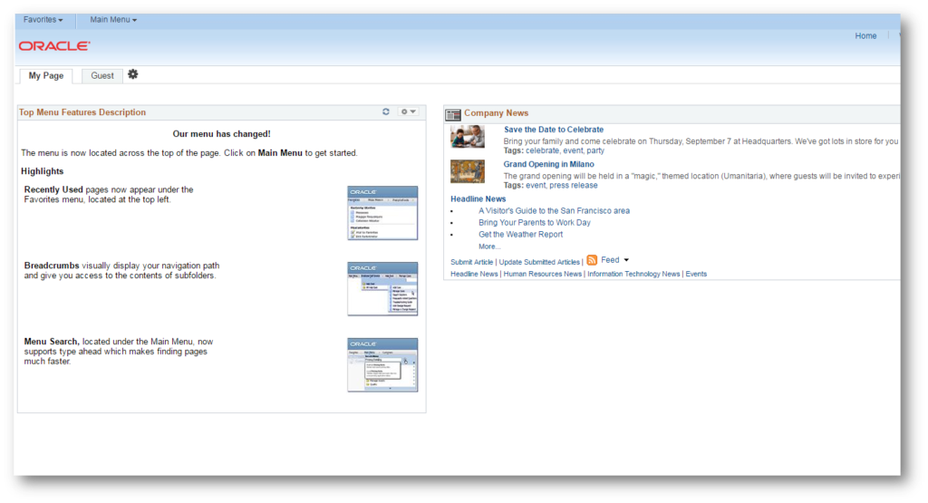 Classic UI for Administrative Users - PeopleSoft Mods