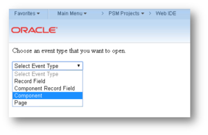 Online PeopleCode Event Editor - PeopleSoft Mods